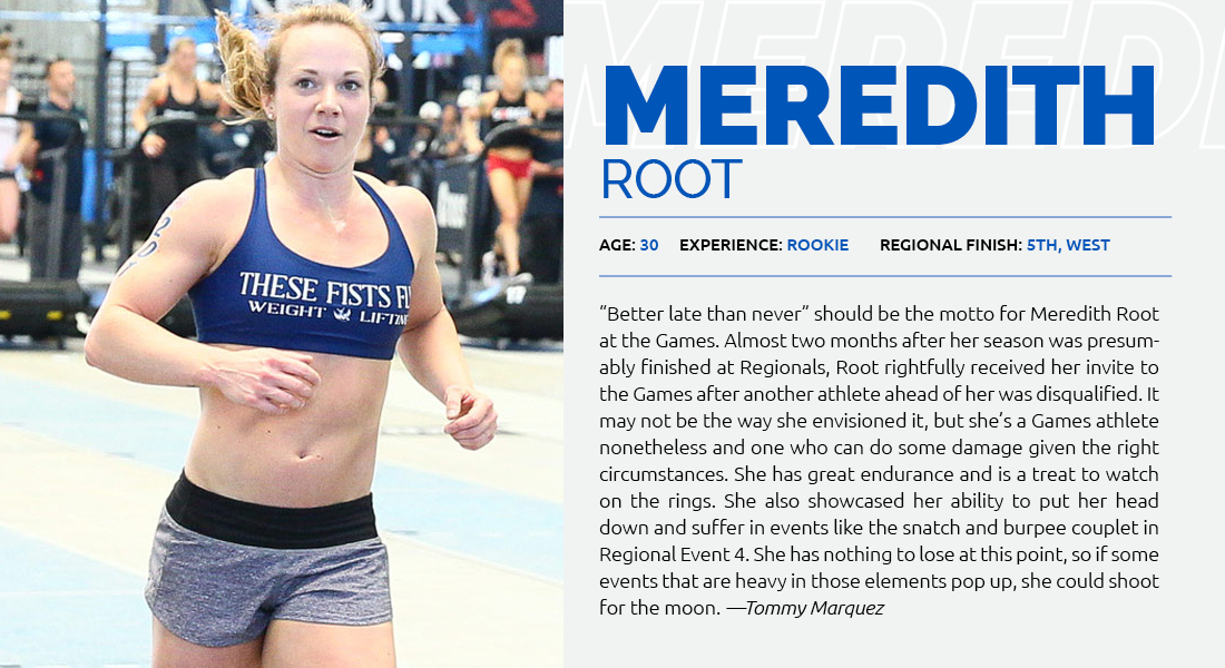 2018 Athlete Guide: Individual Women